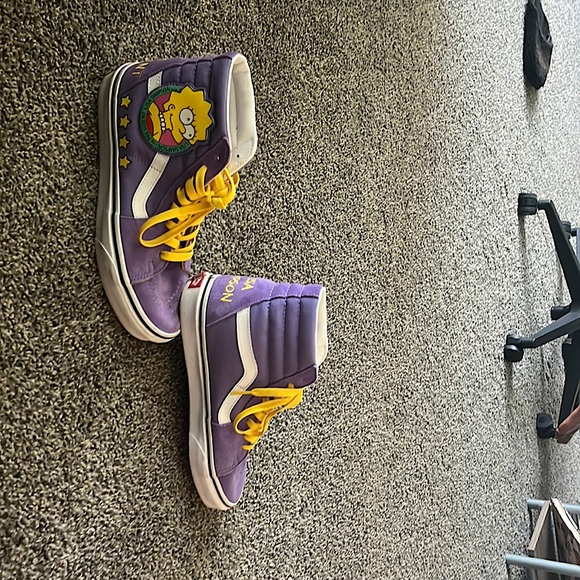 Vans | Shoes | Euc Vans X Simpsonsthe Simpsons Vanssk8 Hi Lisa Simpson ...